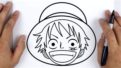 Easy Luffy Drawing Ideas How To Draw Luffy Easy Drawings Drawing Tutorial One Piece Drawing