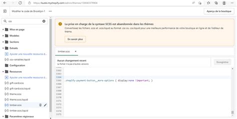 comment convertir fichiers scss et scss liquid au format css ou css