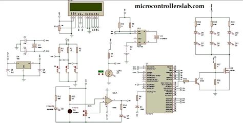 Automatic Street Light Intensity Control Based On Vehicle Movement Circuit Diagram Circuit Diagram