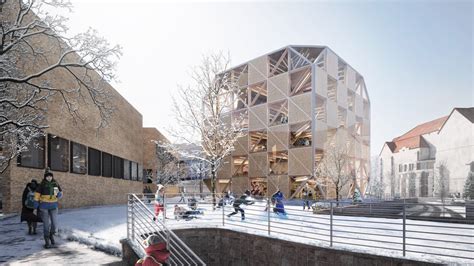 Big Designs All Wood Cubic Structure As Living Curriculum At Ku