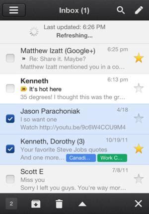 Gmail App For IOS Updated Ubergizmo