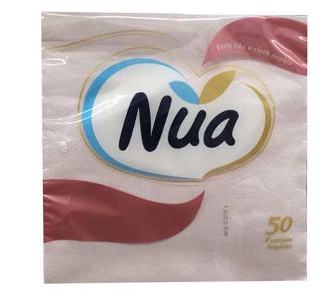 ხელსახოცი სუფრის რბილი Nua 40x40 სმ 50 ც ვარდისფერი