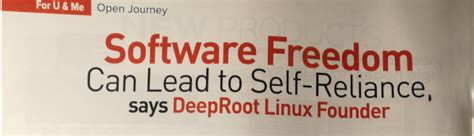 Osfy Open Journey Software Freedom Can Lead To Self Reliance Not