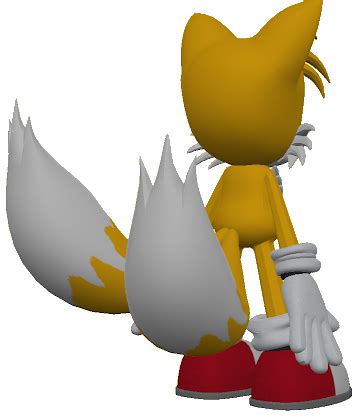 Tails The Fox Back View By Markendria2007 On Deviantart