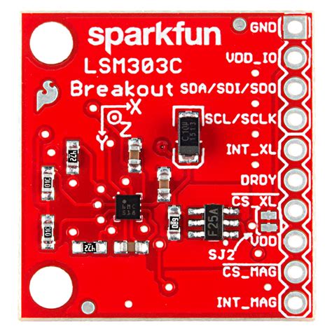 Lsm303c 6dof Hookup Guide Sparkfun Learn