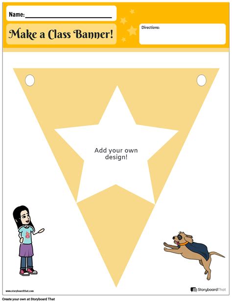 Storyboard That Free Classroom Decoration Templates