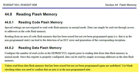 R7f701645rh850f1km S4，通过renesas Flash Programmer或cs Memory读到的