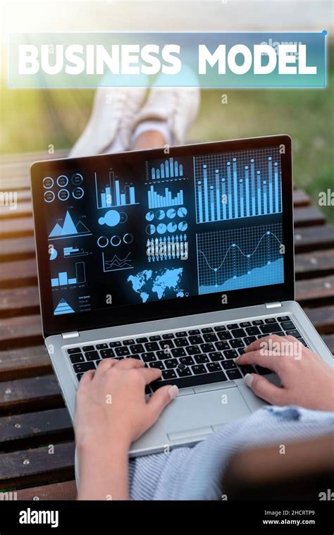 Handwriting Text Business Model Concept Meaning Model Showing How A Company Operates To