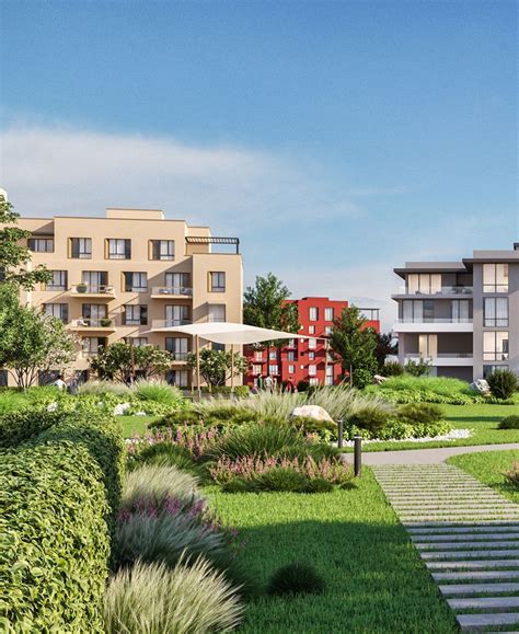 Residencial Complex 3d Visualization 3d Visualization Visualisation Residential Complex