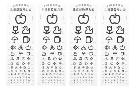Tablas De Examen Visual De La Vista Tablas Optométricas Par Envío Gratis