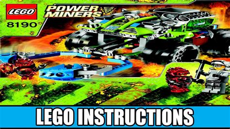Lego Instructions Power Miners 8190 Claw Catcher Youtube