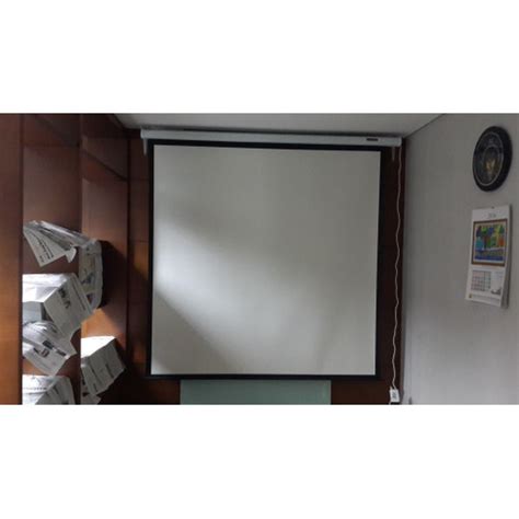 Jual Layar Proyektor Motorized Inch Screen Projector Motorized Kab Brebes Multi