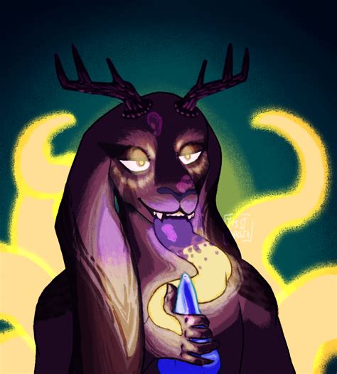 Rule 34 Anthro Antlers Fellatio Genitals Glowing Glowing Tongue Horn