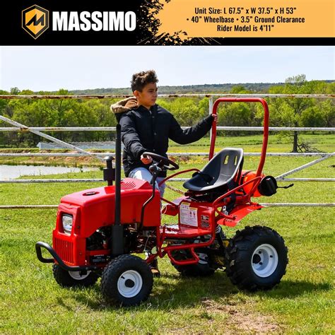 Massimo Mini Tractor Go Kart 110cc Lowest Price Atv