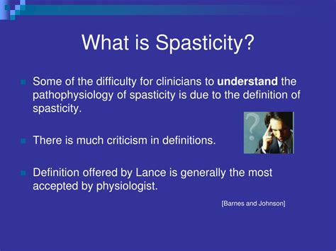 Ppt Spasticity What Causes It And Can It Be Inhibited Powerpoint
