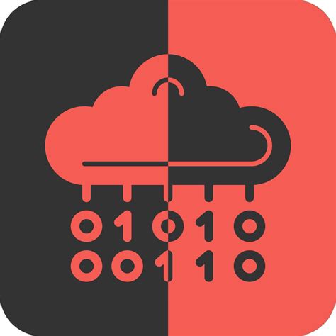 Binary Code Red Inverse Icon 39492571 Vector Art At Vecteezy
