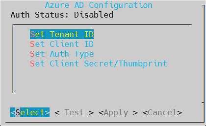 Configuring Azure AD Settings