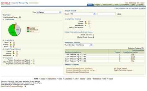 Neue Features In Oracle Enterprise Manager Grid Control 10 2 0 5