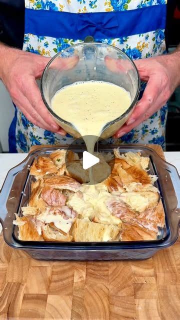 Drew Cooks On Instagram Ham And Cheese Croissant Casserole