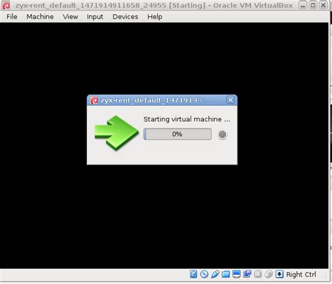Problema Virtualbox Starting Virtual Machine Rodrigo Ramírez Norambuena