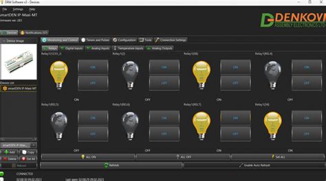 SmartDEN IP Maxi MT Modbus TCP I O Relay Module With DIN RAIL BOX Denkovi A E LTD