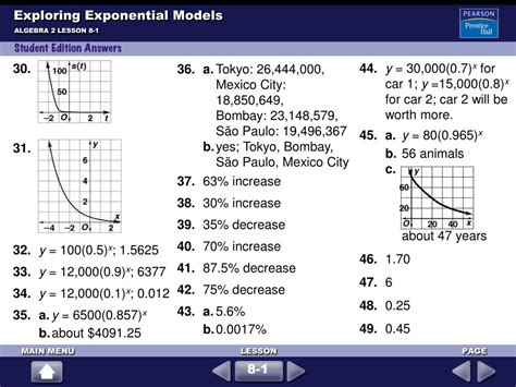Ppt Exploring Exponential Models Powerpoint Presentation Free