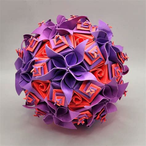 Origami Flower Ball Etsy