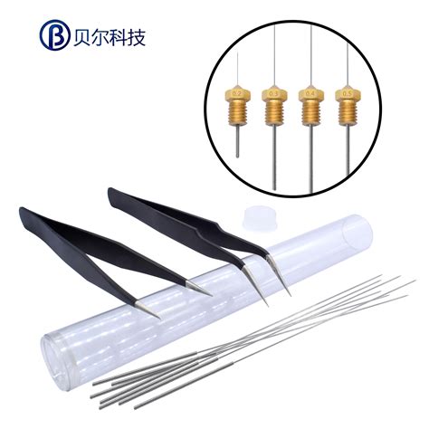 3d打印机配件喷嘴喷头清理专用钻头清理器钢针通针不锈钢针10只装 阿里巴巴