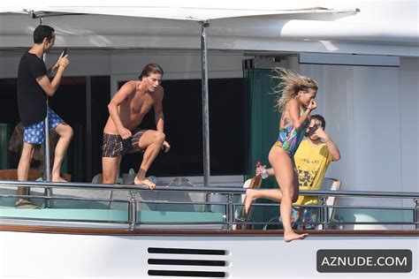 Rita Ora Sexy On A Yacht In Porto Cervo Italy Aznude