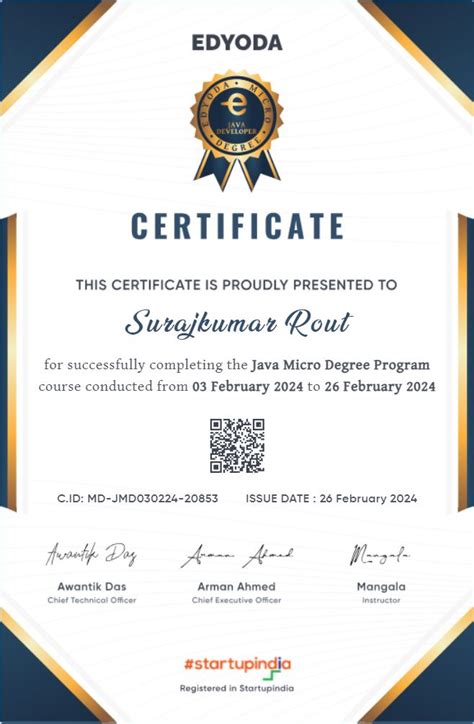 Completed Java Micro Degree Program Suraj Kumar Rout Posted On The Topic Linkedin