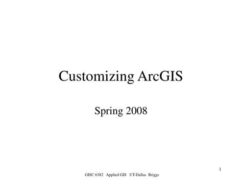 Ppt Customizing Arcgis Powerpoint Presentation Free Download Id