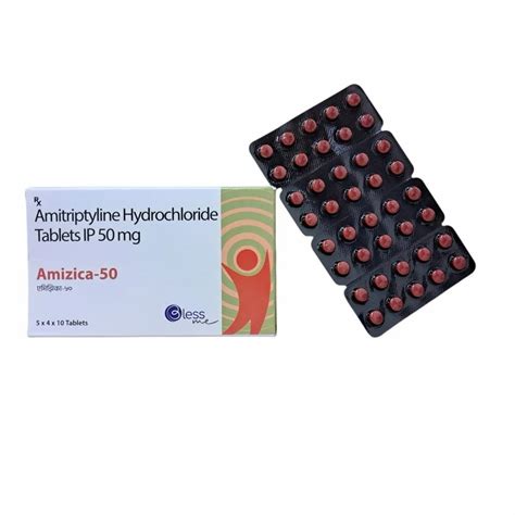 Amitriptyline Hcl 50 At ₹ 67 00 Strip Amitriptyline Tablet In Kalol Id 2855800156812