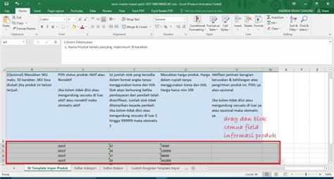 Mengatasi Error This Value Doesnt Match The Data Validation Restrictions Defined For This Cell
