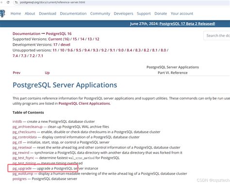 Pg如何实现跨大版本升级pgupgrade升级 Csdn博客