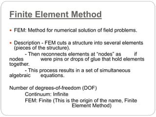 Finite Element Method PPTX