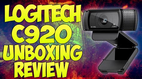 Logitech C920 Full Unboxing Review And Test Best Quality With C920 Youtube