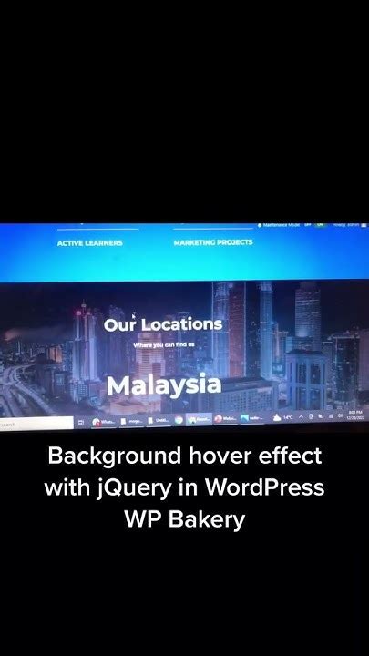 jquery background image hover effect in wordpress wpbakery
