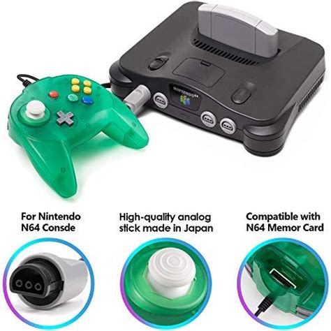 Miadore 2 Pack Classic N64 Controller Wired N64 Retro 64 Bit Mini