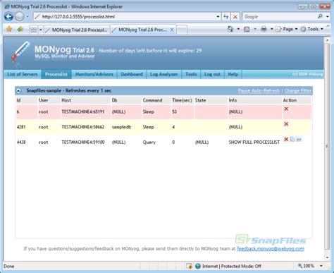 Monyog Mysql Monitor Screenshot And Download At