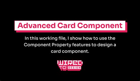 Advanced Card Component Figma