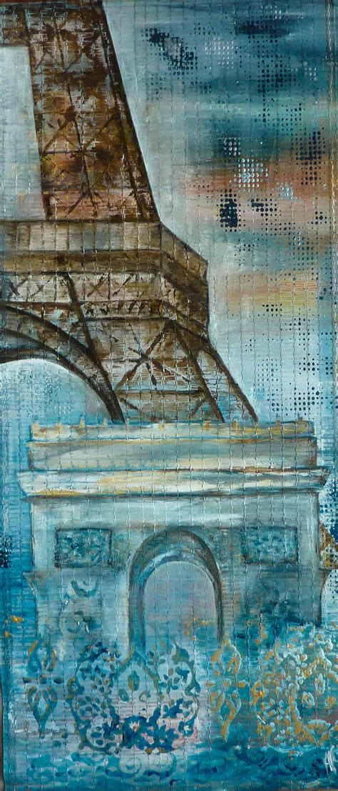 Contemporary Art Acrylic A Paris Anne Robin