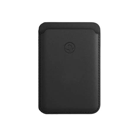 Купить чехол-бумажник Bustha MagSafe Leather Wallet черный по выгодной ...