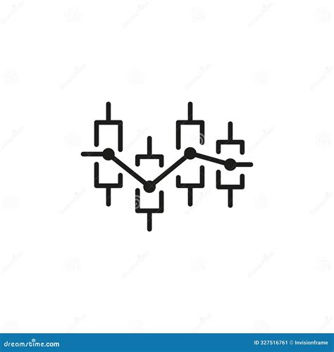 Candlestick Chart Analysis Icon Stock Illustration Illustration Of Join Solution 327516761