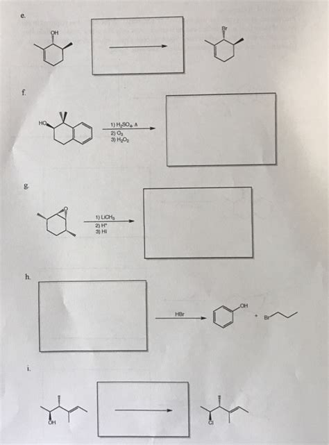 Solved Provide The Appropriate Starting Material S