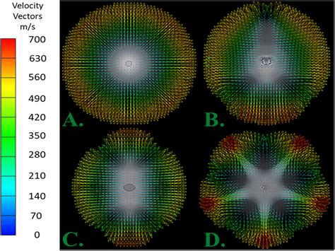 Images From Computer Simulations At 65 Ms After Detonation For A