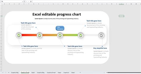 Progress Chart Excel Editable Template Etsy