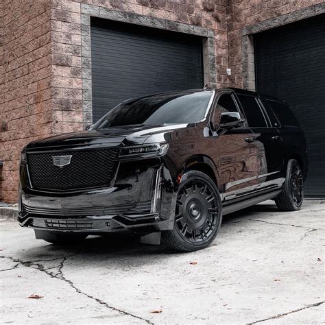 Murdered Out Doesnt Ever Go Out Of Fashion On Custom Caddy Escalade