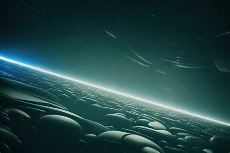 Premium Ai Image Abstract Futuristic Scifi Fantasy Science Background Cyberspace Environment