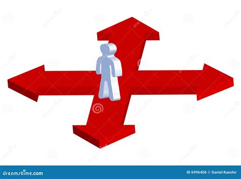 Choose The Right Way Stock Vector Illustration Of Decision 6996406