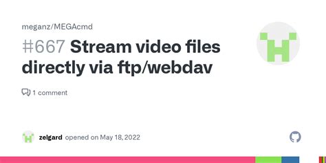 Stream Video Files Directly Via Ftp Webdav Issue 667 Meganz MEGAcmd GitHub
